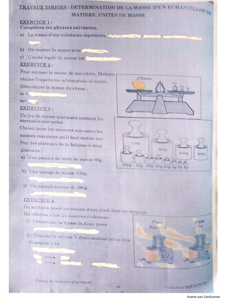 DEVOIR DE VACANCES 6 Eme | PDF