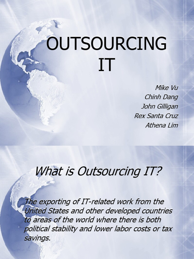 Group 5 | PDF | Outsourcing | Business Economics