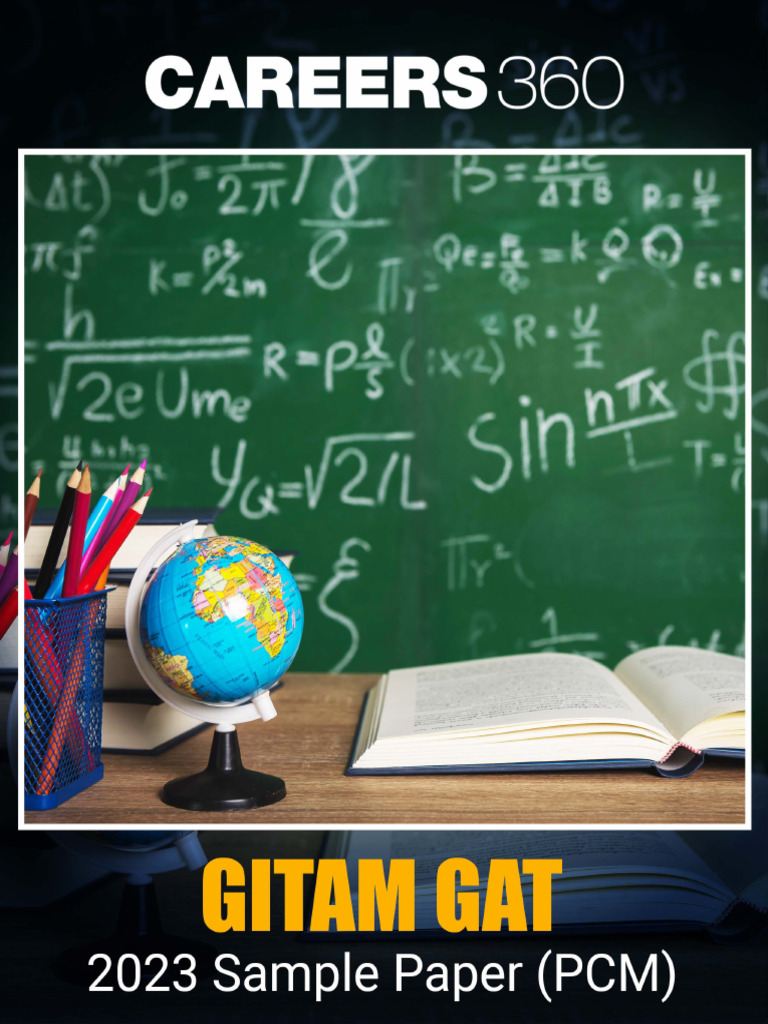 GITAM GAT 2023 Sample Paper PCM File | PDF | Chemical Bond | Velocity
