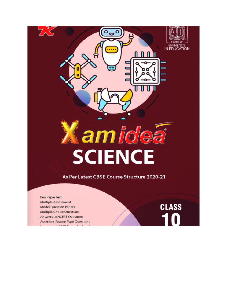 Xam Idea Science Class 10 | PDF