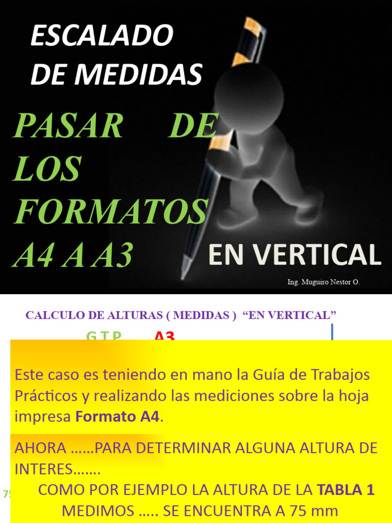 B Método de Escalado de Formatos 2023 | PDF