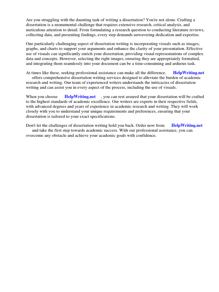 Dissertation Writing Help | PDF | Thesis | Methodology