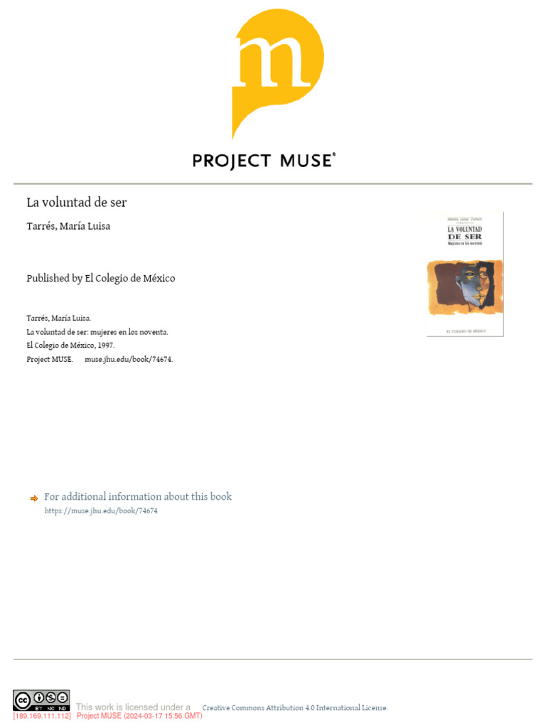 Project Muse 74674-Full | PDF | Mujer | Estudios de género