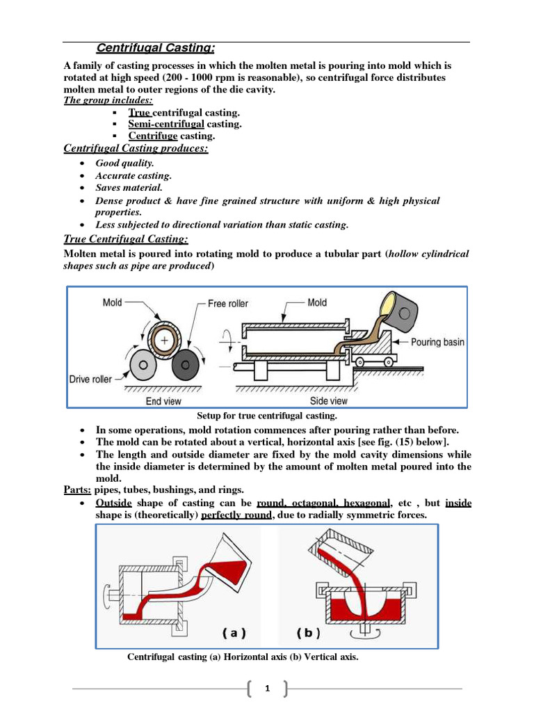 AG-centrifugal Casting | PDF