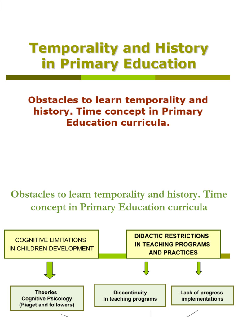 Teaching Temporality in Primary Education | PDF | Concept | Experience