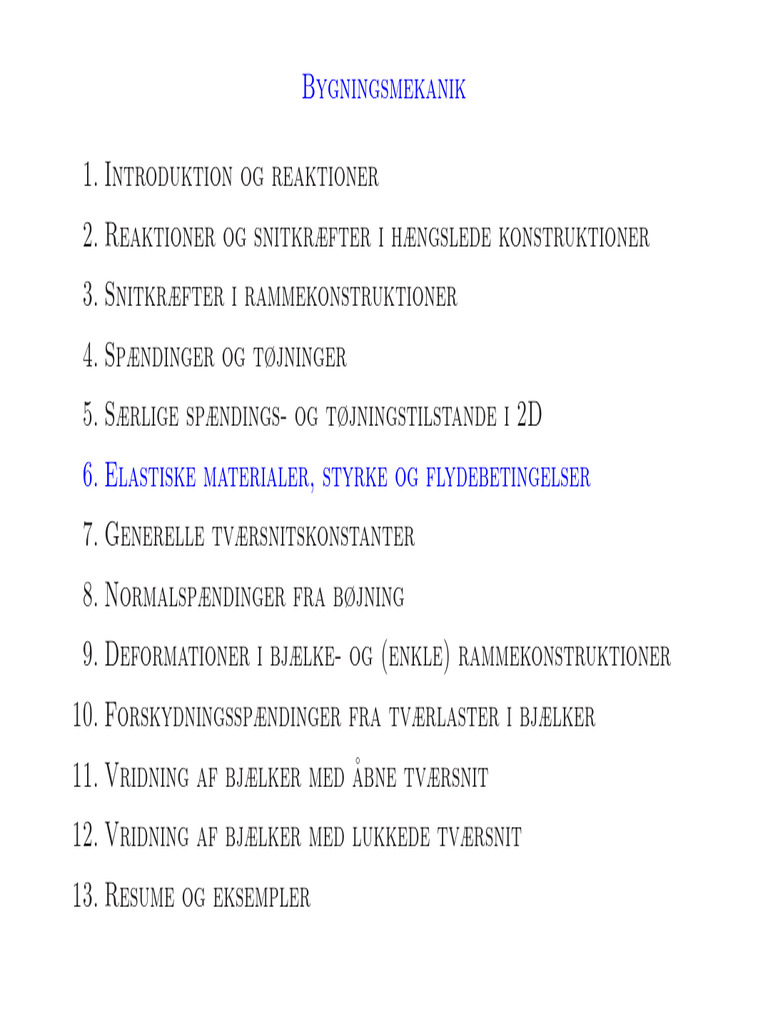 Byg Mek Lekt 06 | PDF