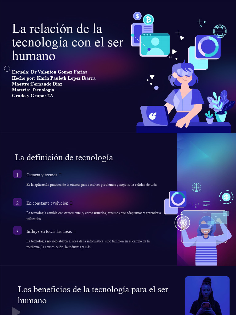 La Relacion de La Tecnologia Con El Ser Humano 22 | PDF | Informática ... La Relacion de La Tecnologia Con El Ser Humano 22 | PDF | Informática ...