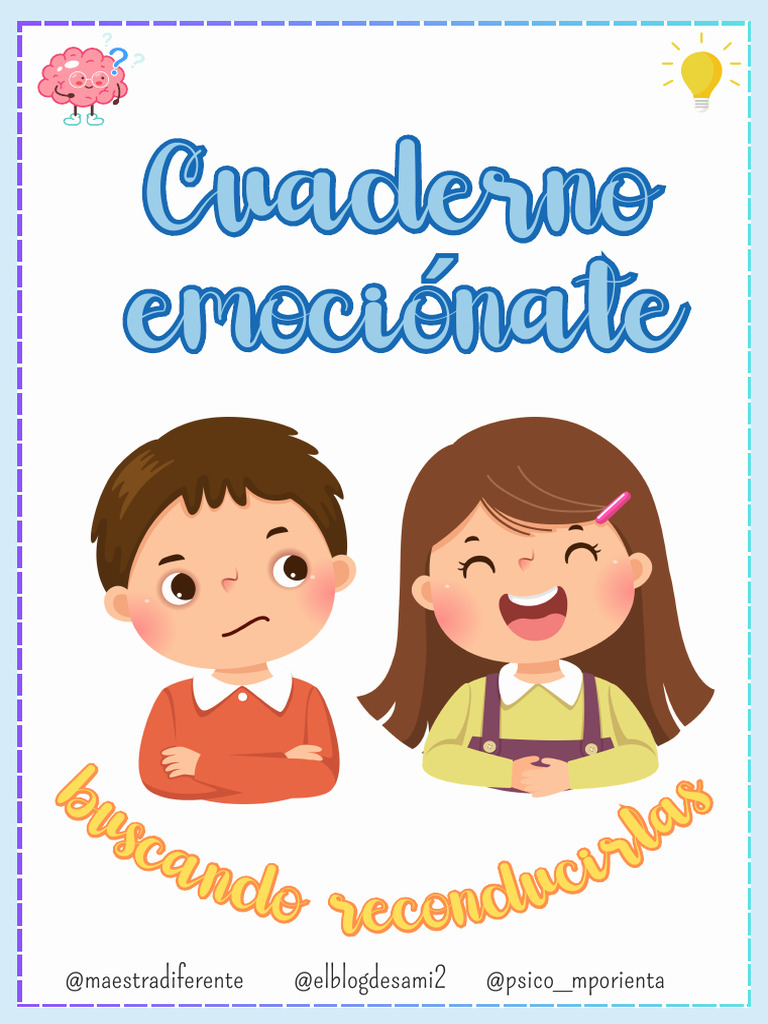 Cuaderno Emocionate | PDF | Las emociones | Conceptos psicologicos