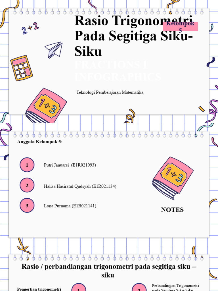Math Subject For Elementary 5th Grade Fractions I Infographics | PDF