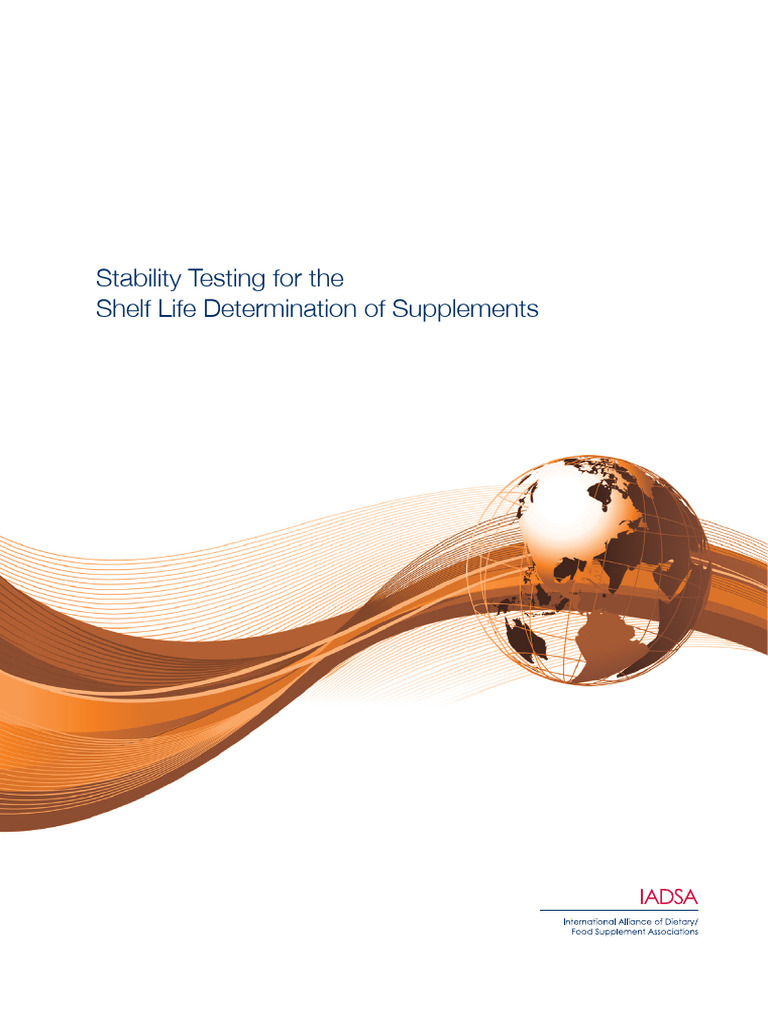 Stability Testing For The Shelf Life Determination of Supplements EBOOK ...