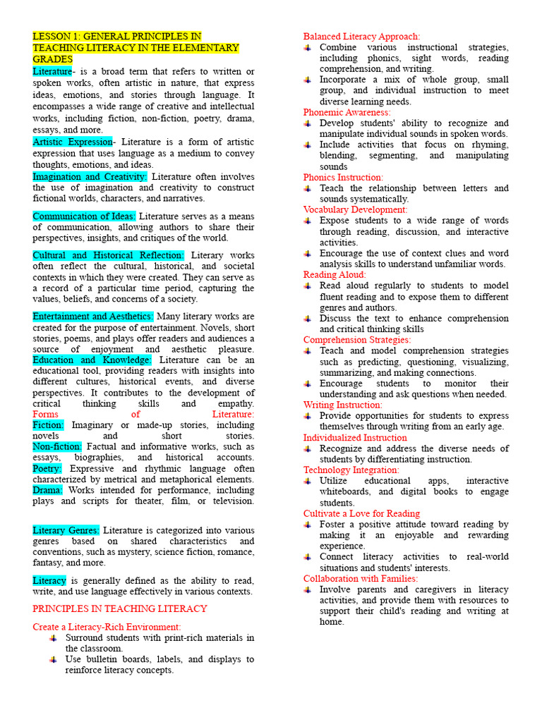 English Reviewer | PDF | Poetry | Phonics