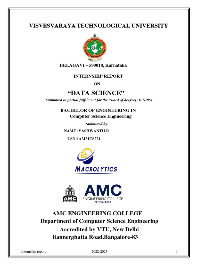 Internship Report Pdf Big Data Relational Database