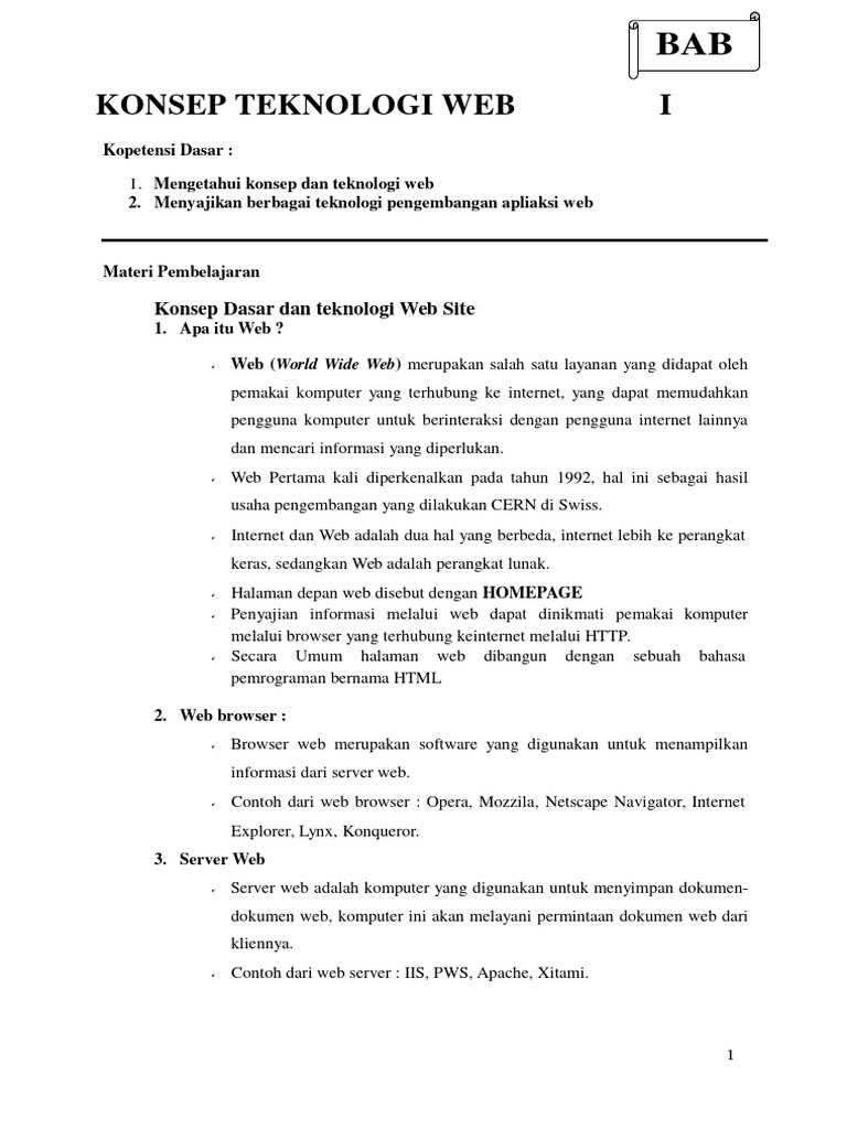 Panduan Dasar Teknologi Web | PDF | Seni