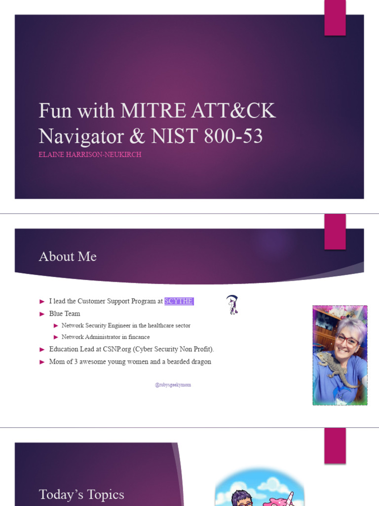 1fun With MITRE ATTCK Navigator | PDF | Software | Information Technology