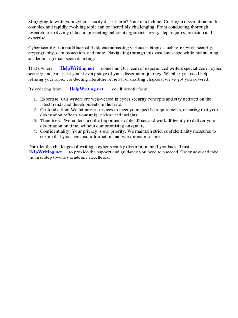 Cyber Security Dissertation Topics | PDF | Security | Computer Security