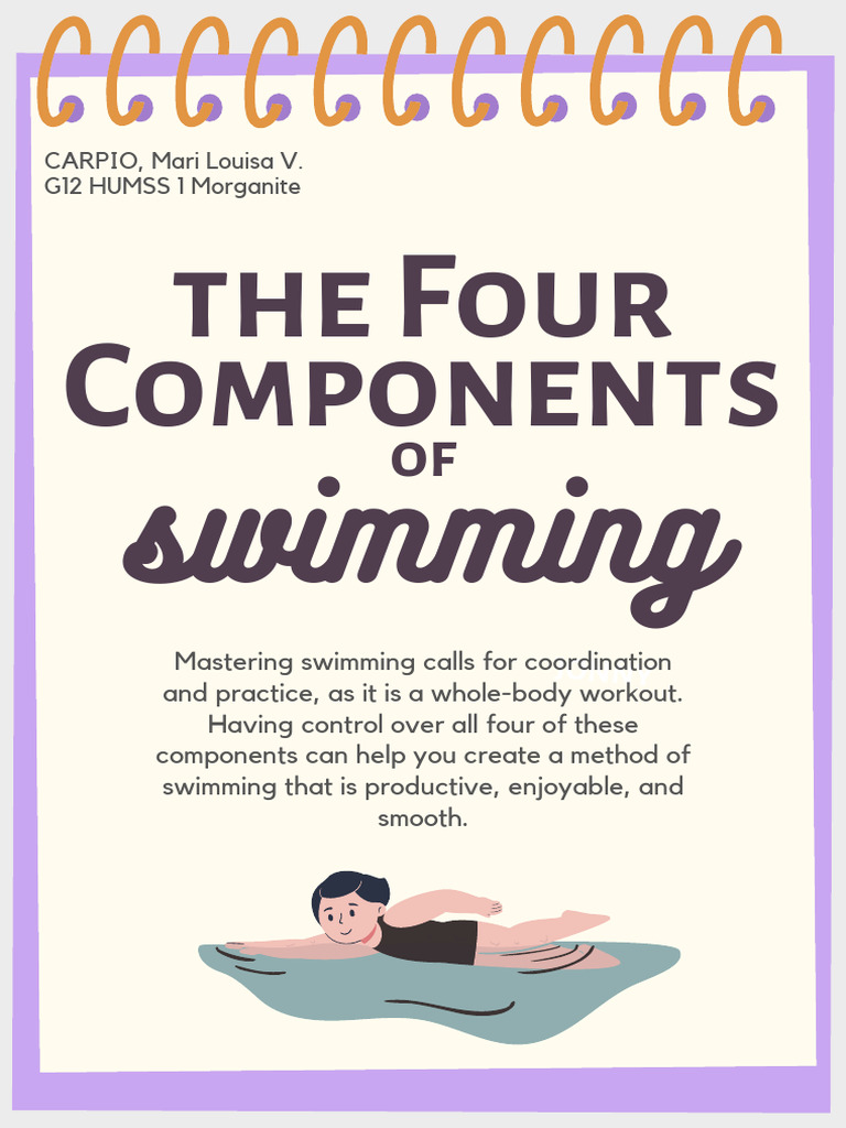 Four Components of Swimming | PDF | Swimming | Breathing