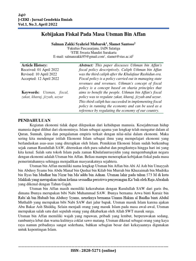 Template J-CEKI Salman | PDF | Ilmu Sosial | Agama & Spiritualitas