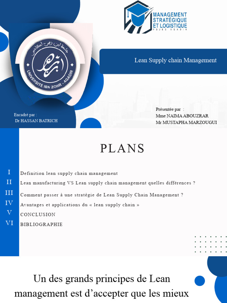Lean SCM | Télécharger gratuitement PDF | Lean (production) | Gestion de la chaîne logistique