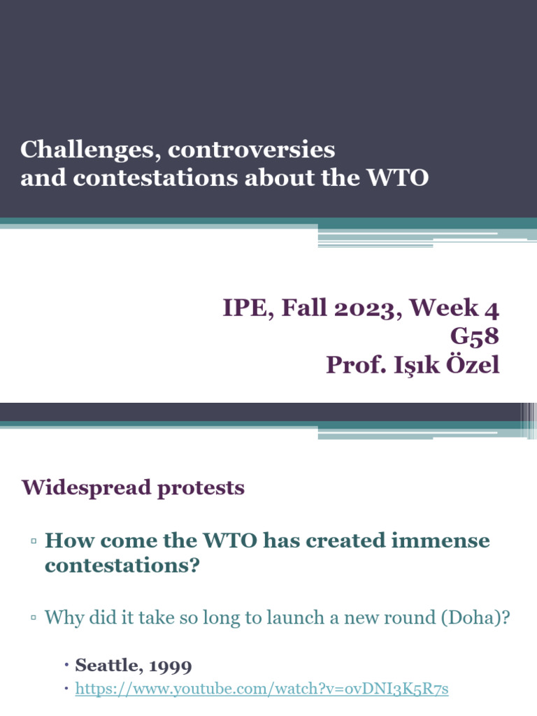 IPE-2023-Week 4-G58-Uploaded | PDF | World Trade Organization | Trips Agreement