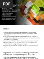 RRL Academic Search Engines | PDF | Academic Journal | Libraries