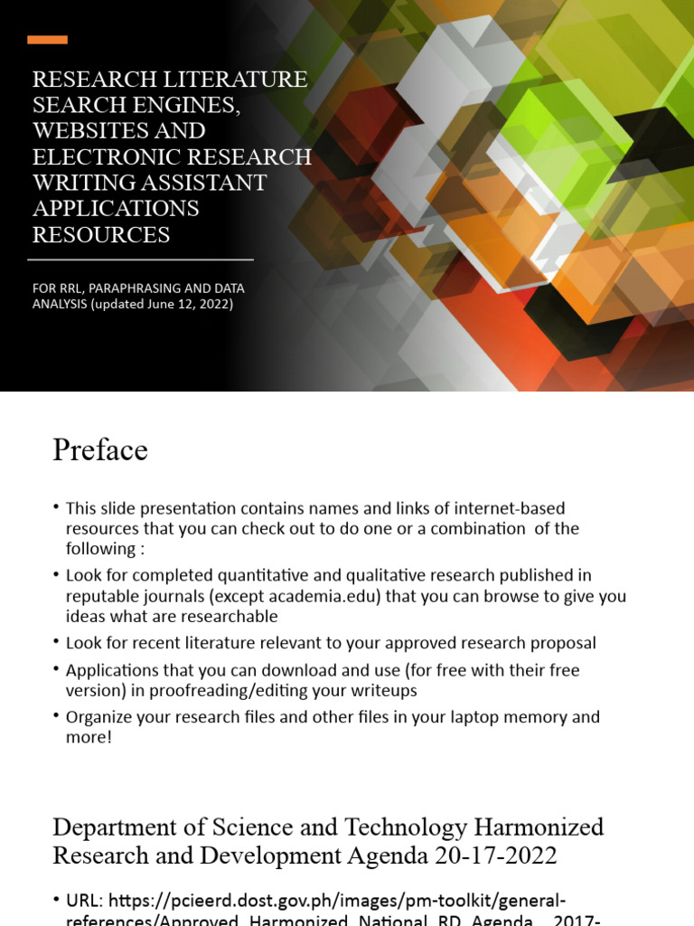 Essential Research Resources Guide | PDF | Scholarly Communication ...