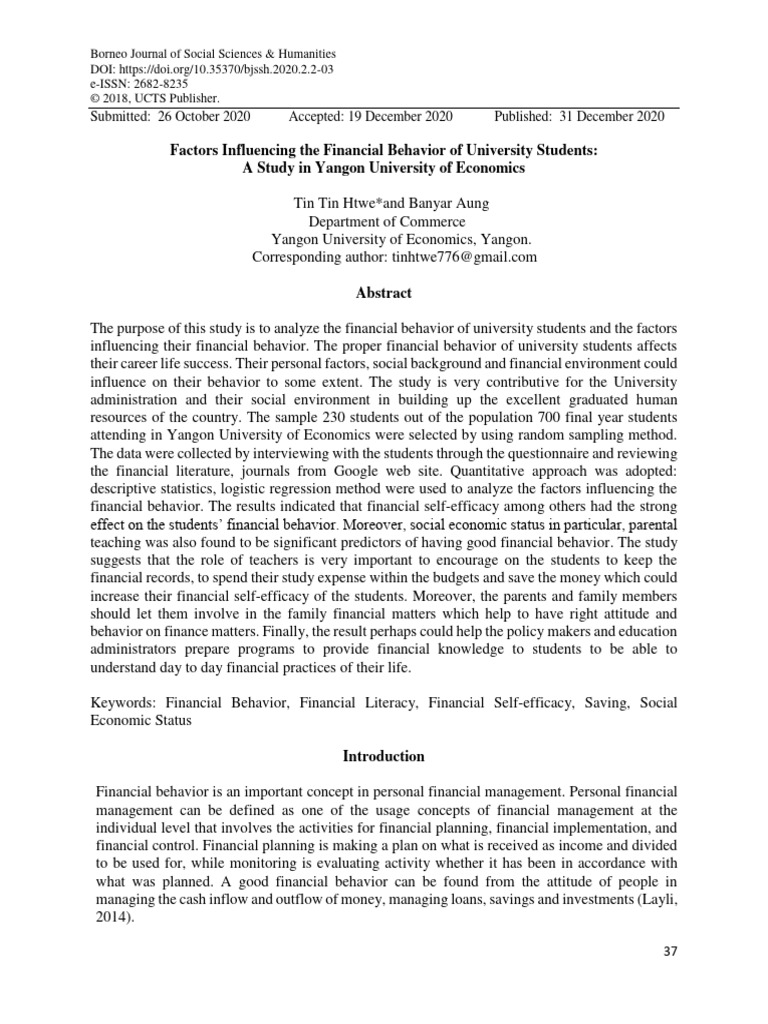 ArticleDownload | PDF | Self Efficacy | Behavior