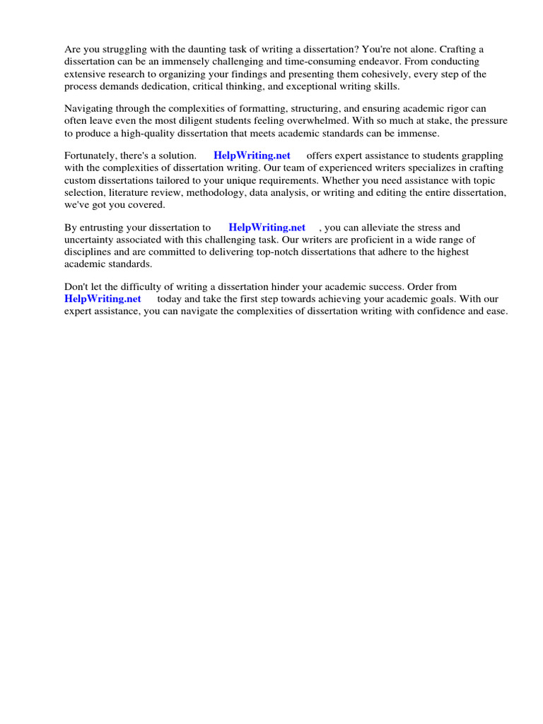 Dissertation Template Example | PDF | Thesis | Methodology