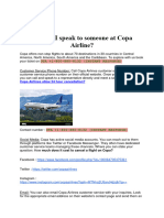 Copa Airlines Cancellation & Refund Guide | PDF | Airlines | Fee