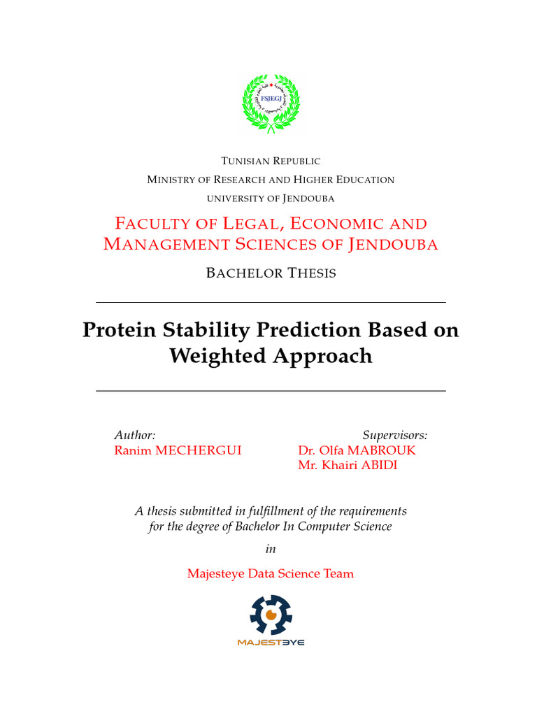 Protein Stability Prediction Method | PDF | Protein Structure | Proteins