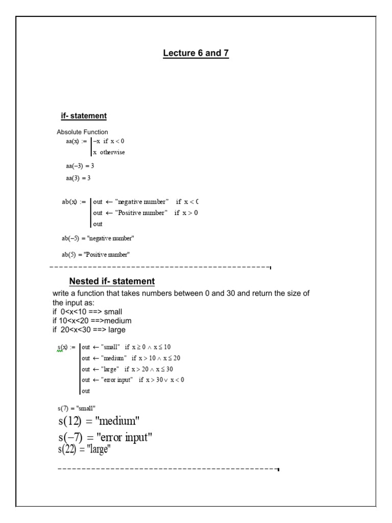 LAB 6 and 7 | PDF | Applied Mathematics
