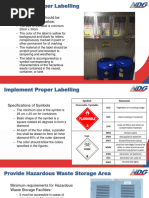 DENR Hazardous Waste Label Template | PDF