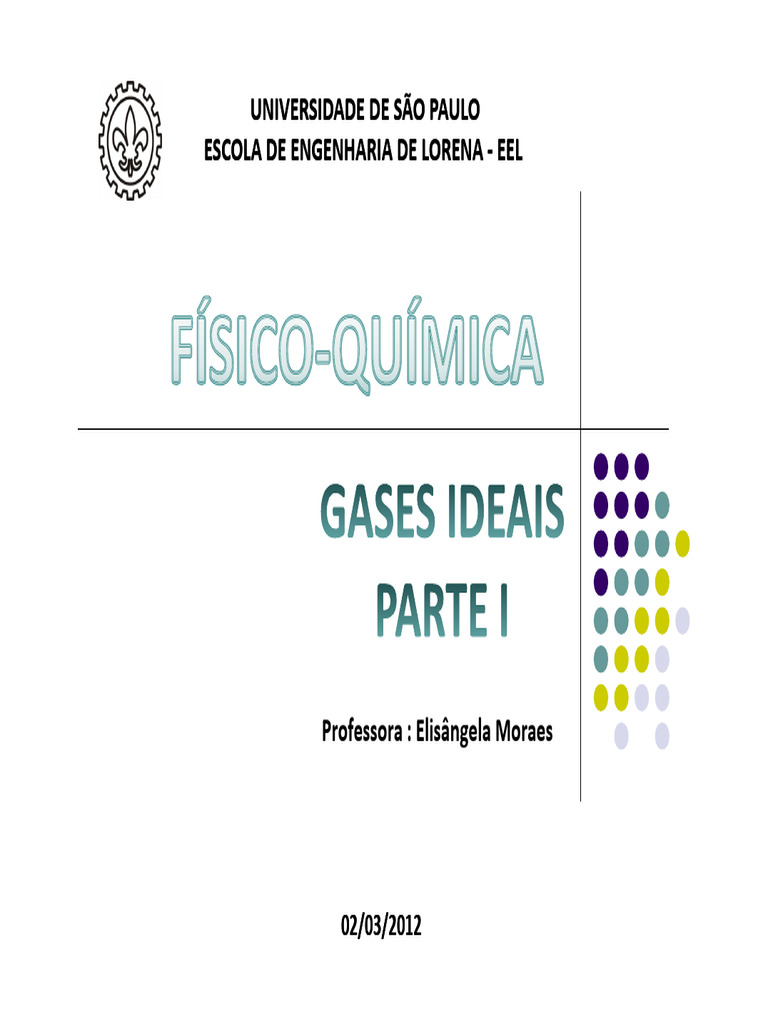Gases Ideais Usp | PDF | Gases | Temperatura