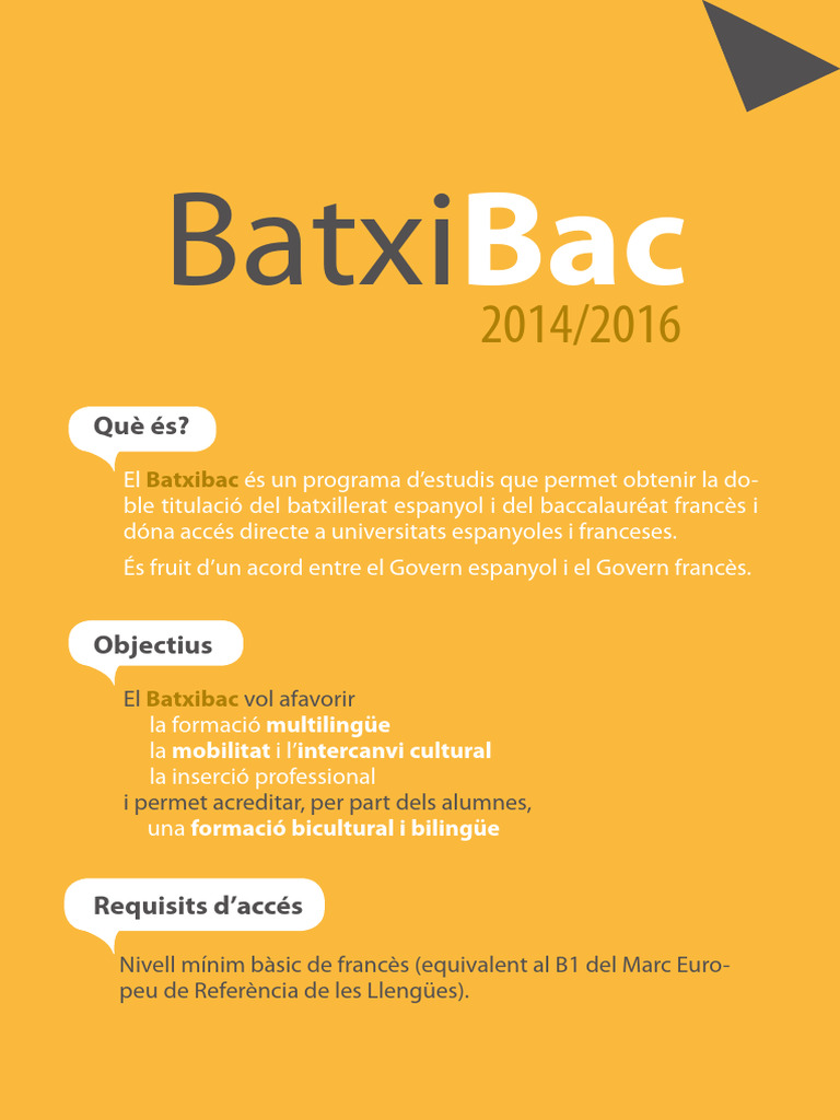 SA Doc Batxibac | PDF