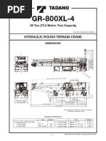 GR-600EX Hydraulic Rough Terrain Crane | PDF | Crane (Machine) | Pump
