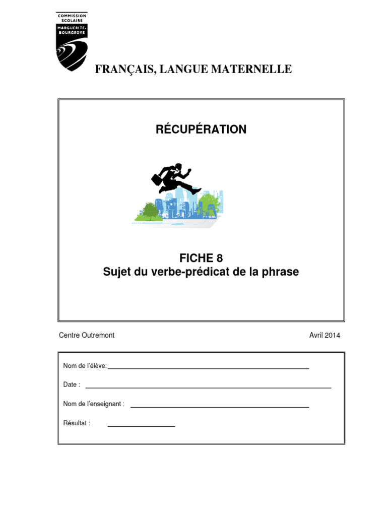 Sujet et Prédicat en Grammaire | PDF | Prédicat (Grammaire) | Sujet ...