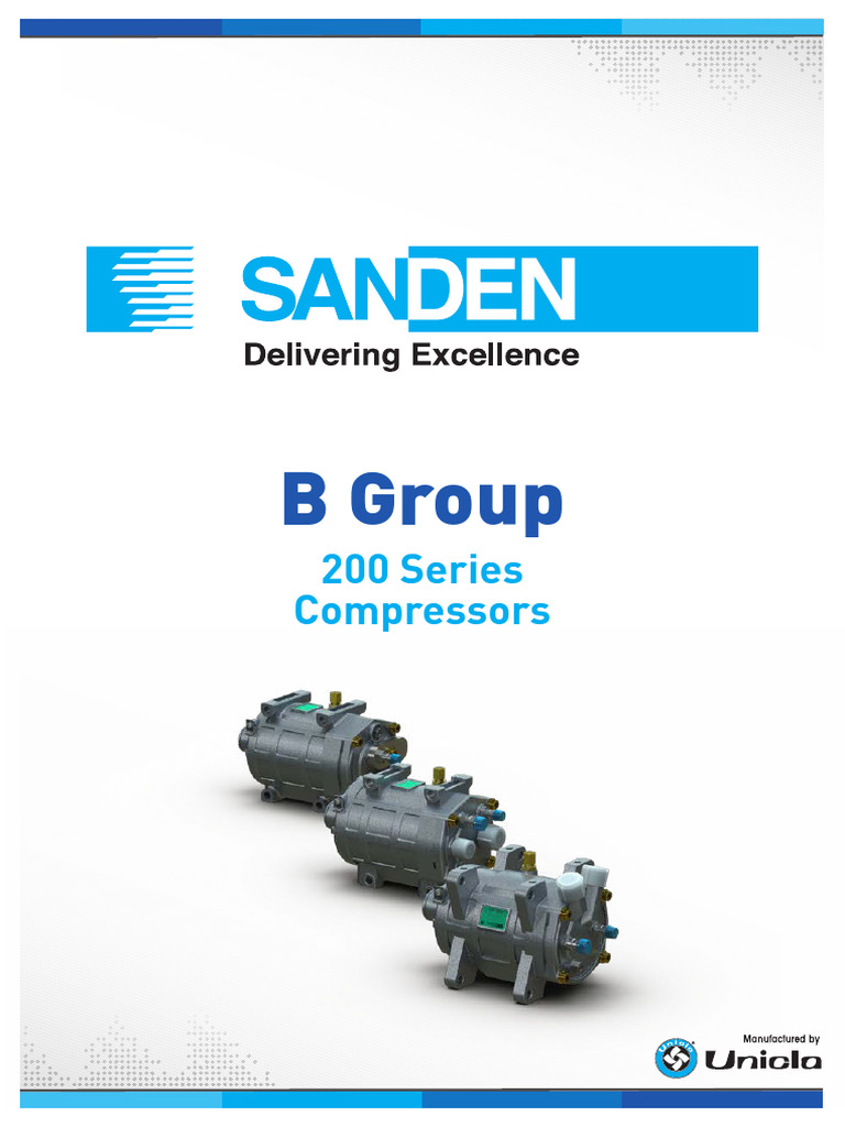 Unicla Series Combined With Sanden | PDF | Piston | Valve