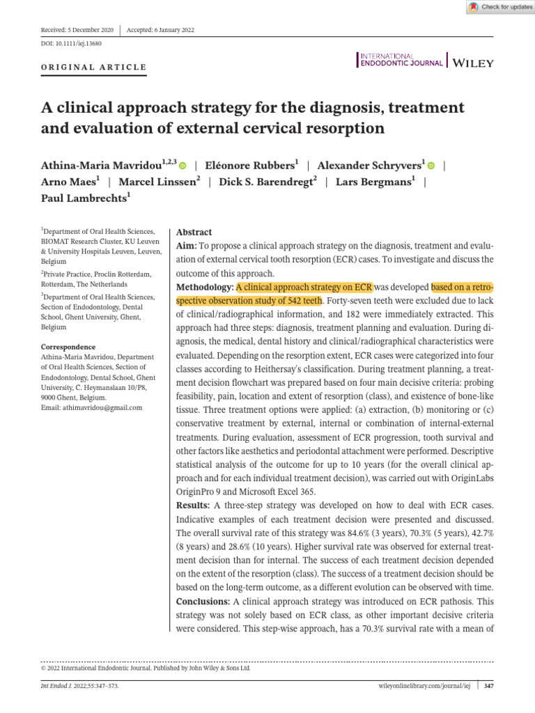 A Clinical Approach Strategy For The Diagnosis Treatment and Evaluation ...