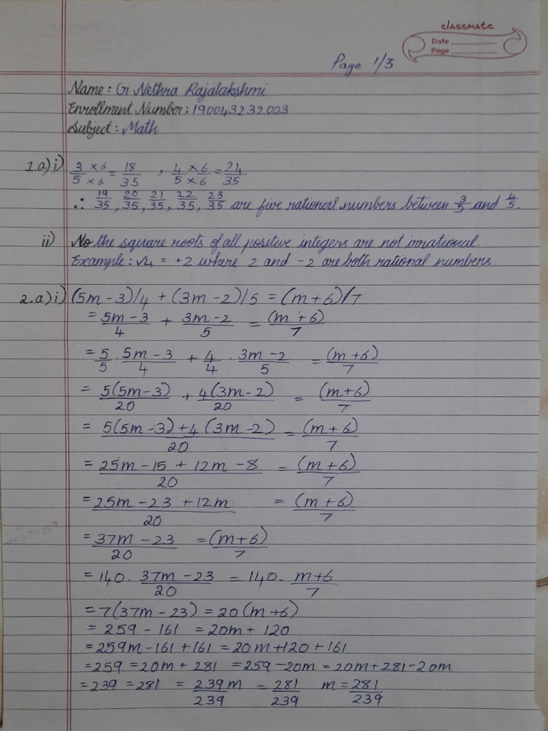 Math Assignment | PDF