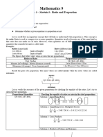 Math 9-Q3-Module-5 | PDF | Ratio | Rectangle