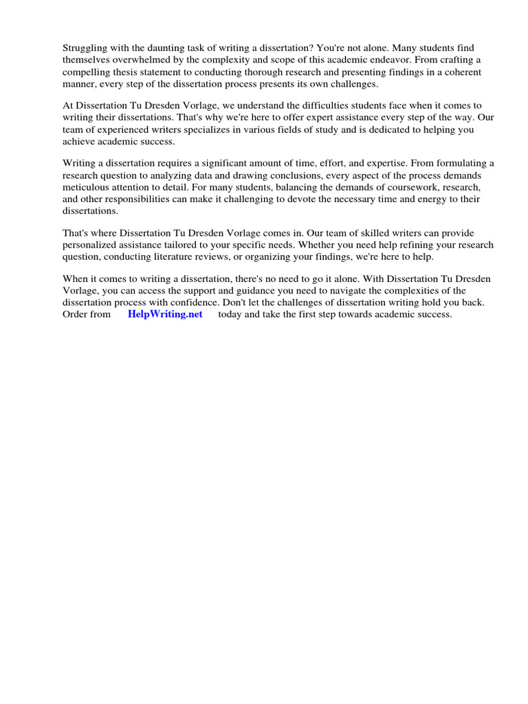 Dissertation Tu Dresden Vorlage | PDF | Thesis | Essays Dissertation Tu Dresden Vorlage | PDF | Thesis | Essays