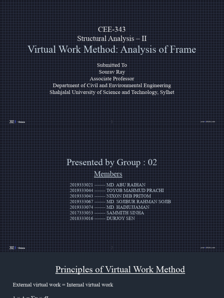 Virtual Work Method | PDF | Classical Mechanics | Applied Mathematics