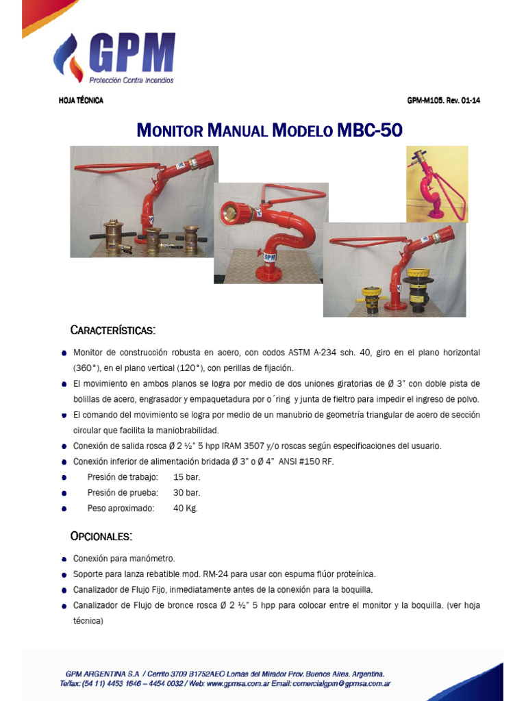 1002 Monitor Mbc50 | PDF