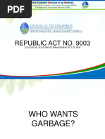 RA9003 | PDF | Waste Management | Waste