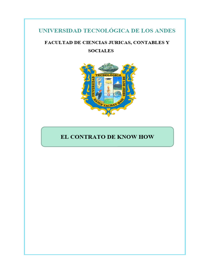 Contrato de Know How | Descargar gratis PDF | Pago de regalías ...