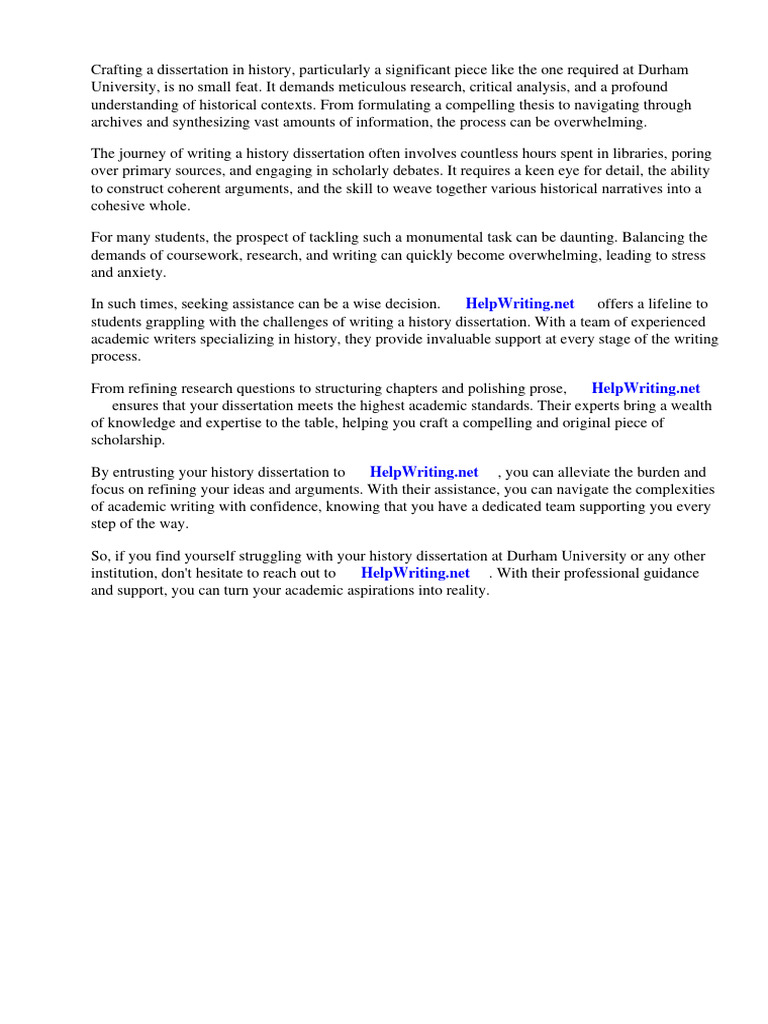 History Dissertation Durham | PDF | Thesis | Leadership