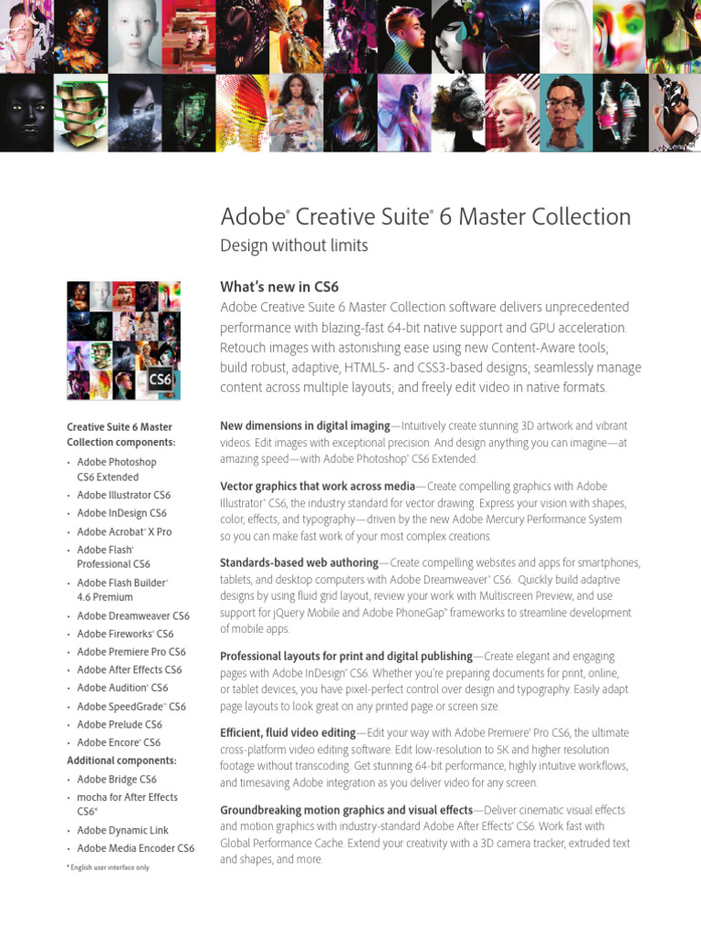Av Adobe Creative Suite Master Collection cs6 | PDF | Adobe Creative ...