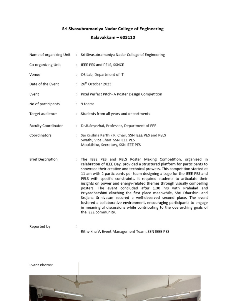 IEEE PES Poster Design Competition 2023 | PDF | Technology & Engineering