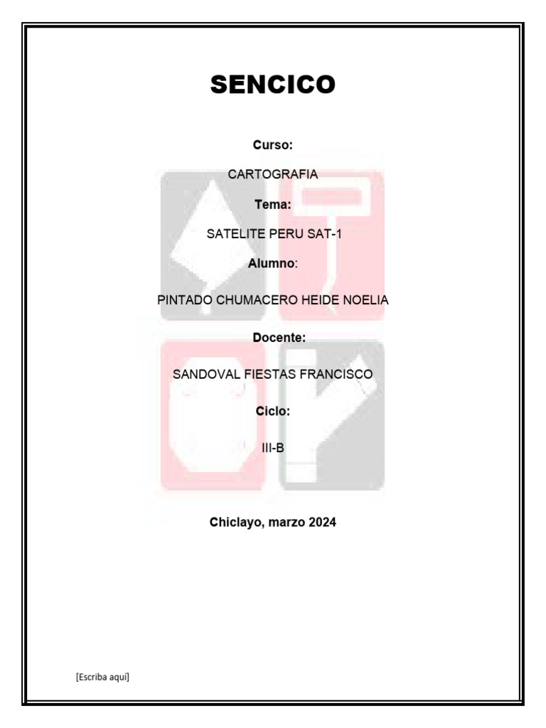 PERUSAT | PDF | Satélite | Tierra
