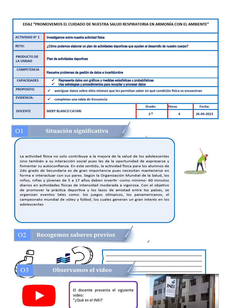 ACT 1 MAT 2° SEM 1 UNID 02 | PDF