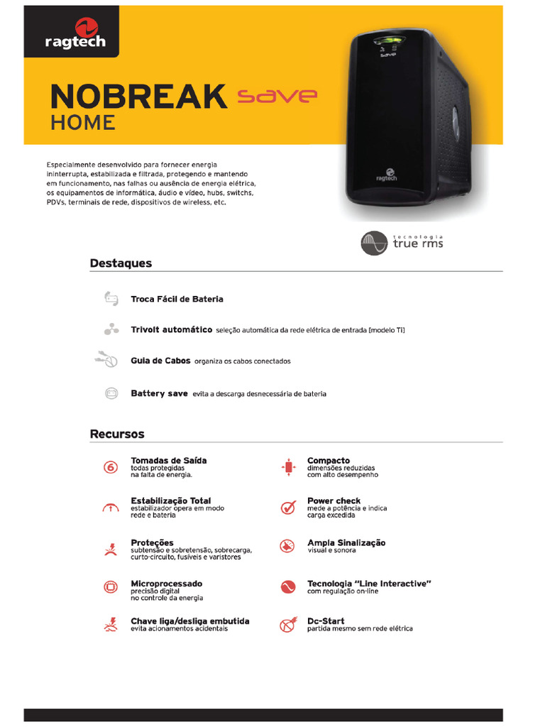 Ragtech Save-Home Lâmina Digital | PDF